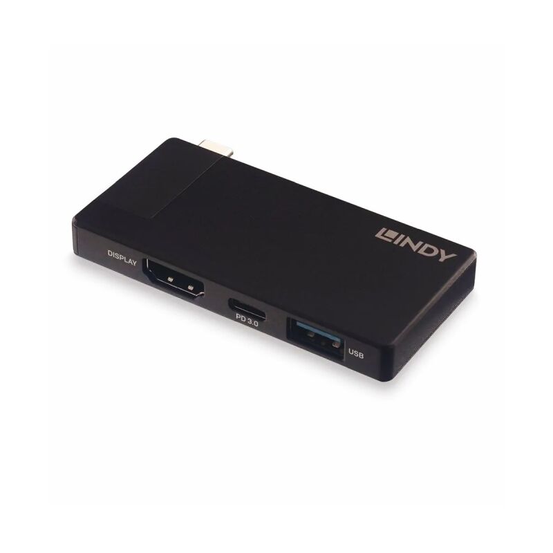 Lindy DST-Micro USB-C Micro Dock (4K HDMI | 100W Charging)